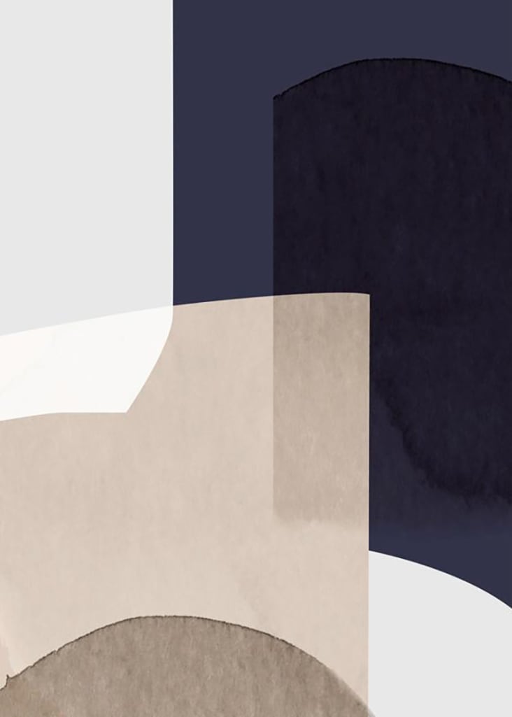 Poster Abstract XII 50x70cm ANNA MAINZ | Maisons du Monde