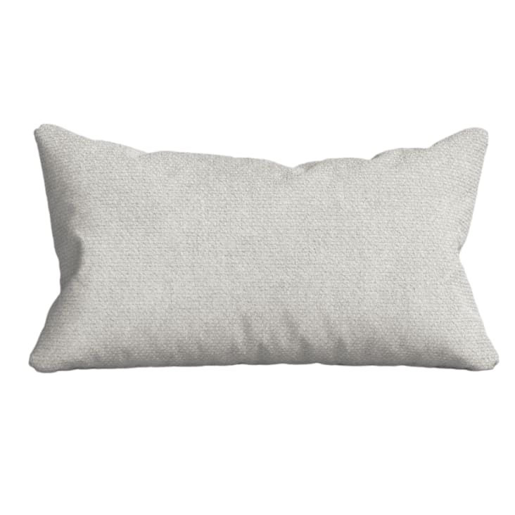 Cojín rectangular 60 x 30 cm color gris Enzo | Maisons du Monde