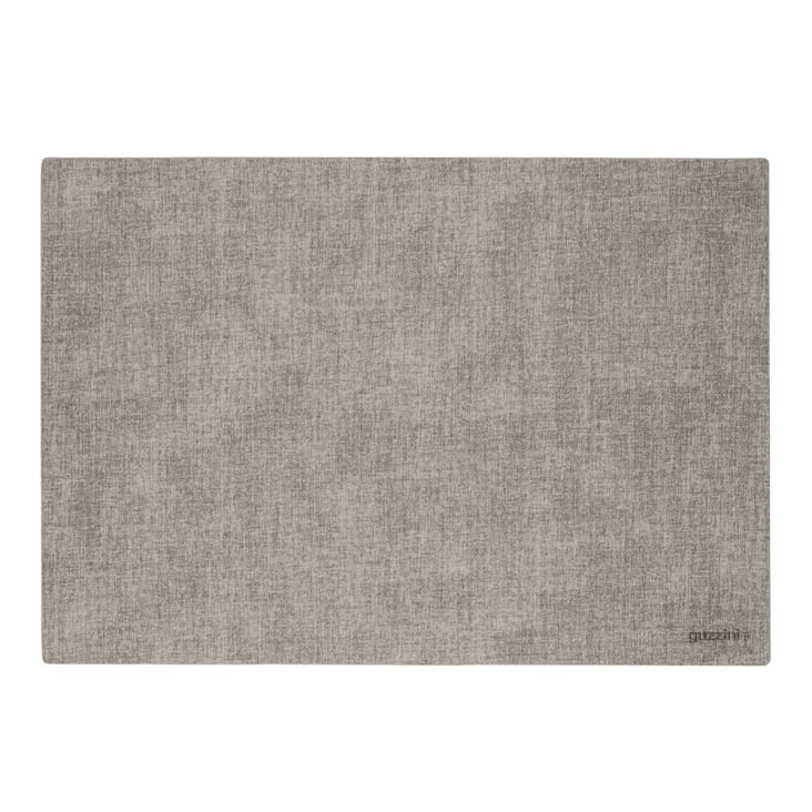 Lot de 6 sets de table double face en caoutchouc gris clair 43 x 30 cm ...