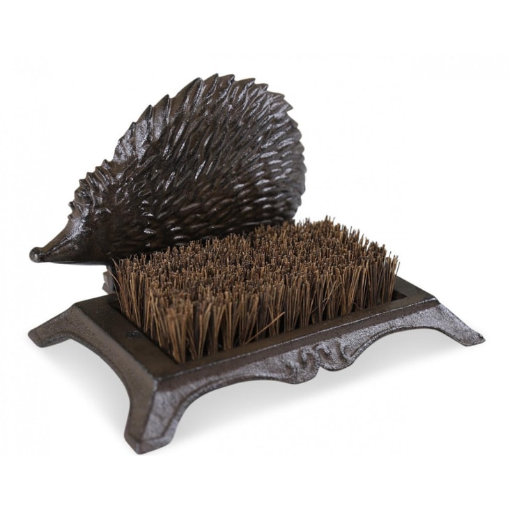 Gratte-Pied Fonte Marron 25.5x16x15.5cm | Maisons du Monde