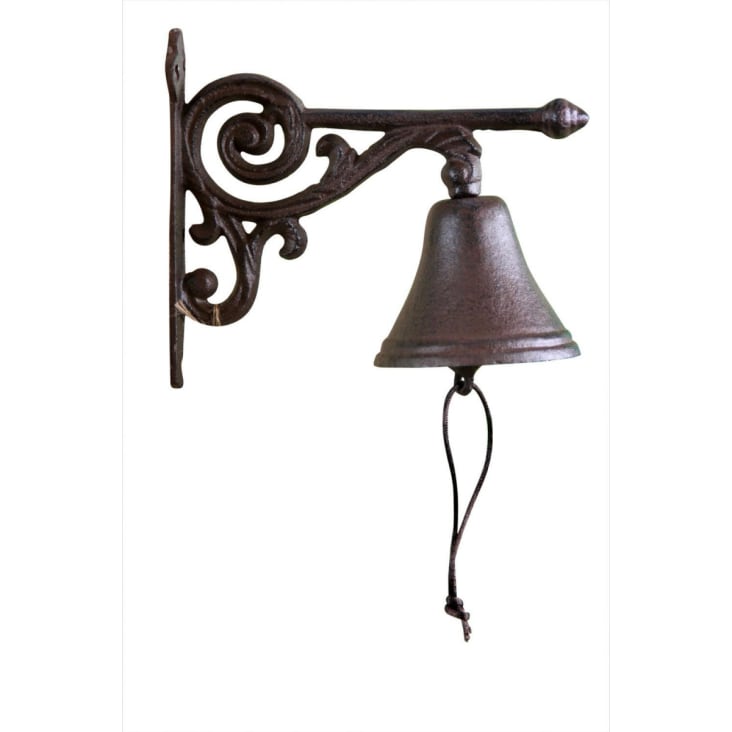 Cloche arabesque fonte marron | Maisons du Monde