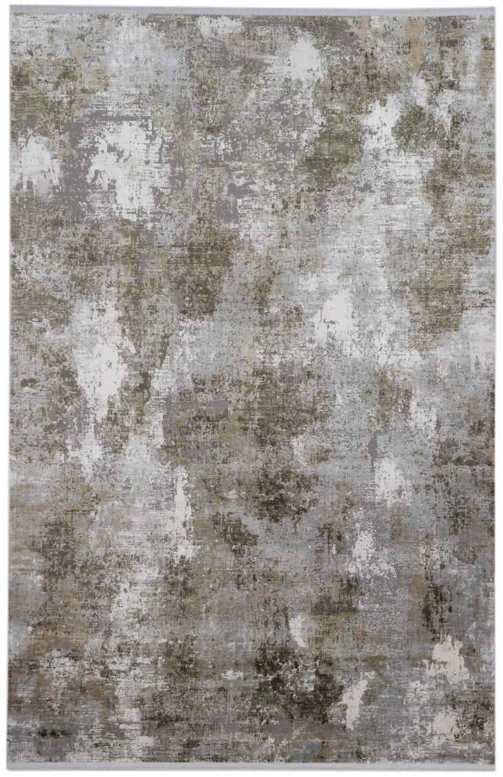 Tappeto Arredo in Viscosa Verde 200x300cm Kennedy | Maisons du Monde