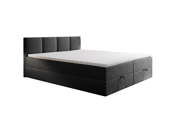 Boxspringbett 200x200 mit Bettkasten und Matratze Royal | Maisons du Monde