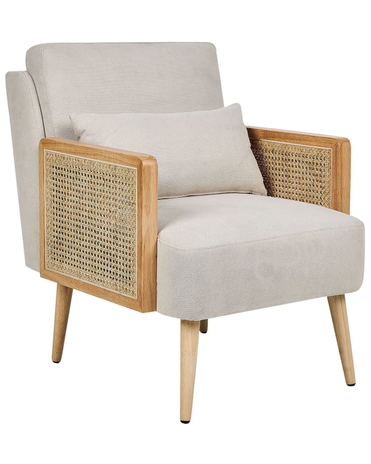 Sillón tela beige claro Orum | Maisons du Monde