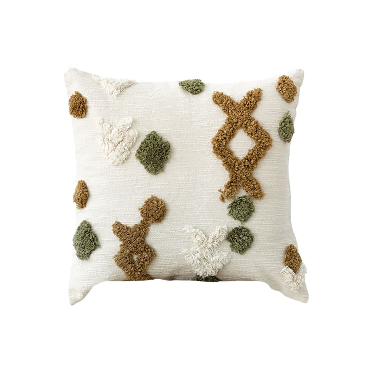 Cuscino in tessuto mostarda 45 x 45 cm | Maisons du Monde