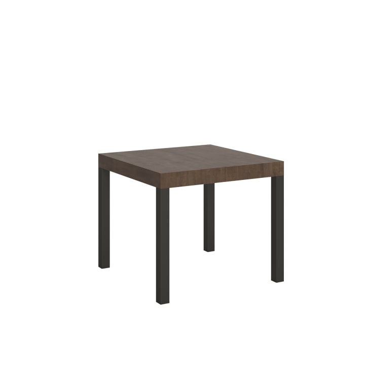 Table extensible 90x90/246 cm effet bois noyer Everyday | Maisons du Monde