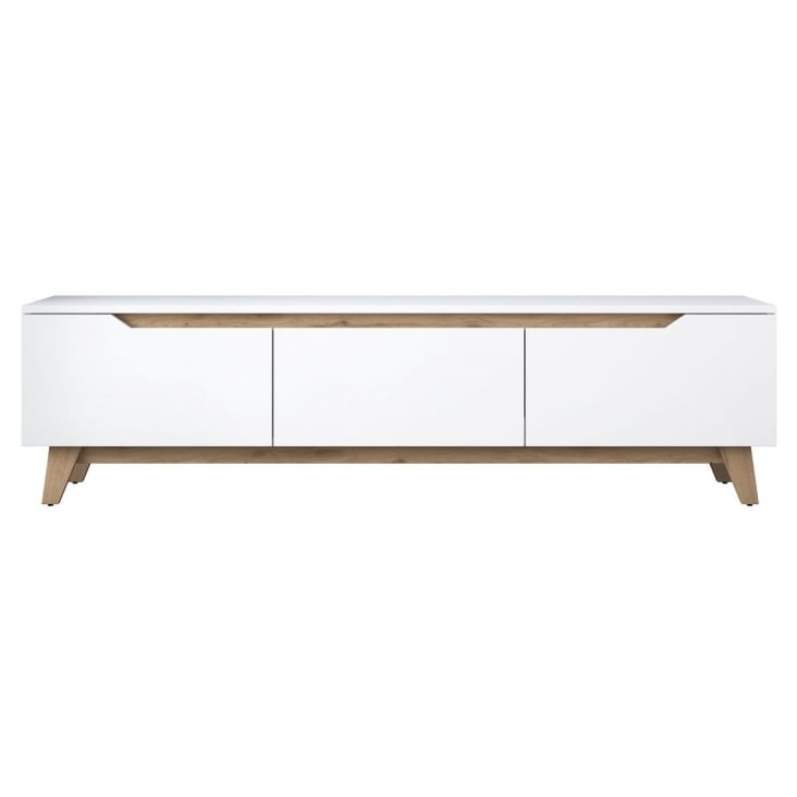 Mobile TV 3 ante bianco - L180 cm D1 - 2472 | Maisons du Monde