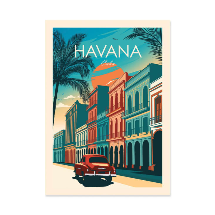 Affiche 30x40 cm - Havana Cuba - Studio Inception Studio inception | Maisons du Monde