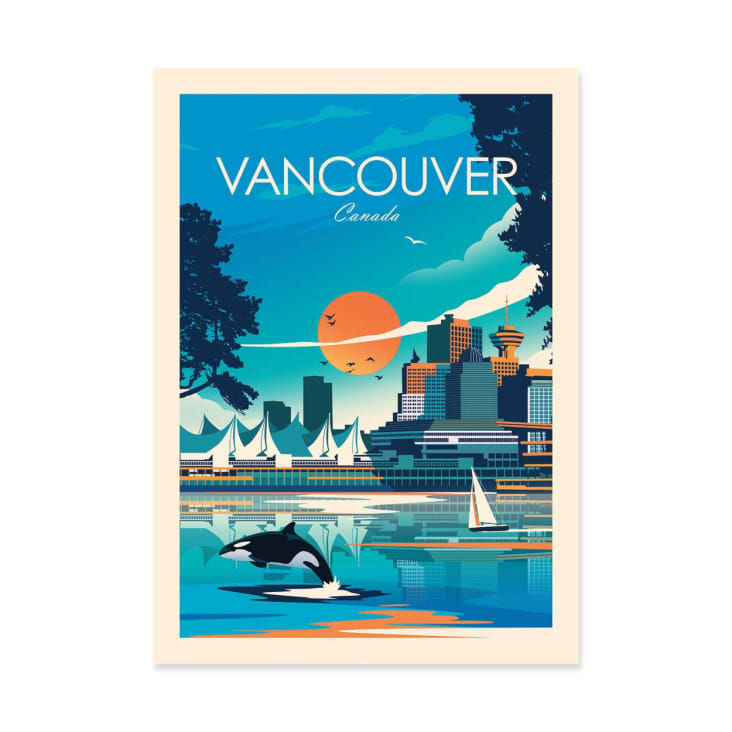 Affiche 30x40 cm - Vancouver Canada - Studio Inception Studio inception | Maisons du Monde