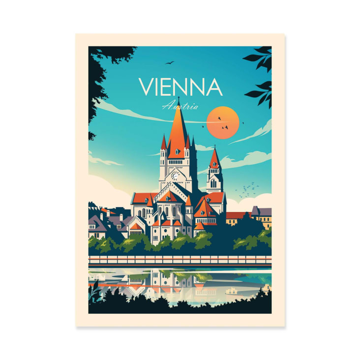 Affiche 30x40 cm - Vienna Austria - Studio Inception Studio inception | Maisons du Monde