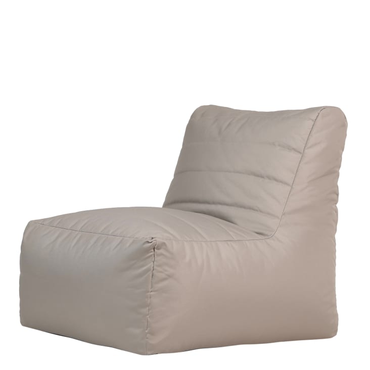 Modularer Sitzsack-Sonnensessel für den Innen- und Außenbereich, Beige ...