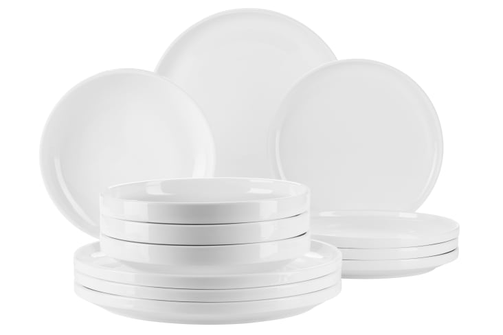 12-teiliges Tellerset aus Porzellan Vada | Maisons du Monde