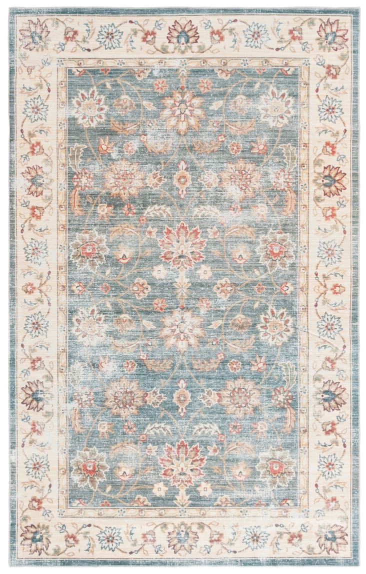 Alfombra poliéster verde/beige 150 x 245 Arizona | Maisons du Monde