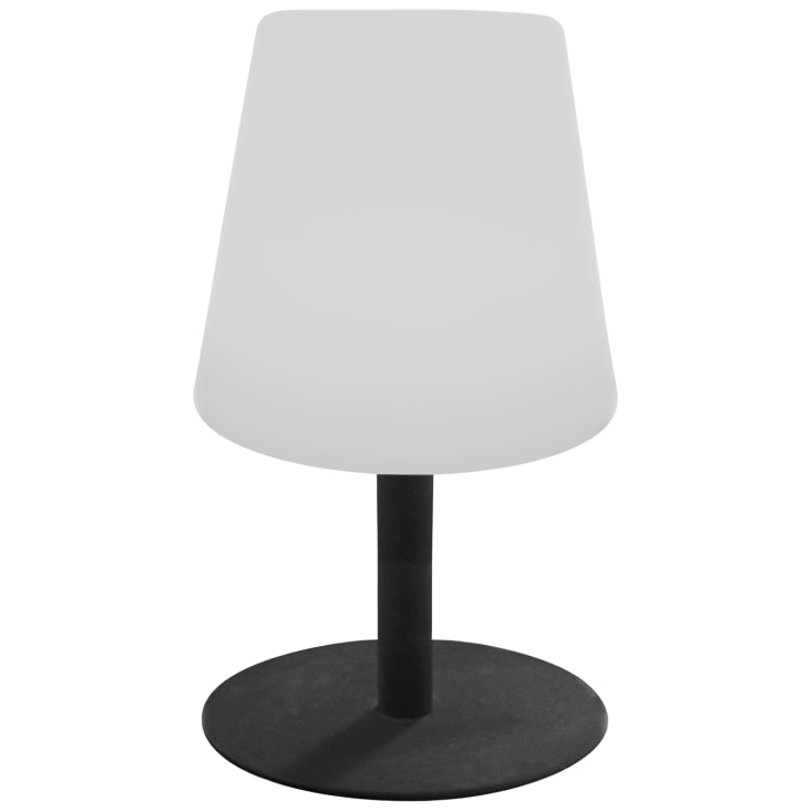 Lampe led à poser en plastique blanc Orion | Maisons du Monde
