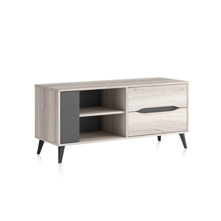 Mueble tv lizz 110 melamina, grayish, 114 x 52 x 40 | Maisons du Monde