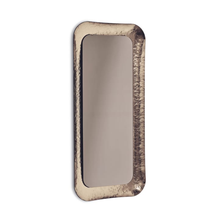 Espejo con marco de cristal marrón l 80 x h 170 cm Palace | Maisons du ...