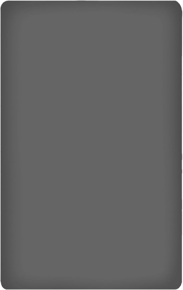 Lenzuolo Sotto Piazza e Mezza con Angoli 100% Cotone Grigio KLULK ...