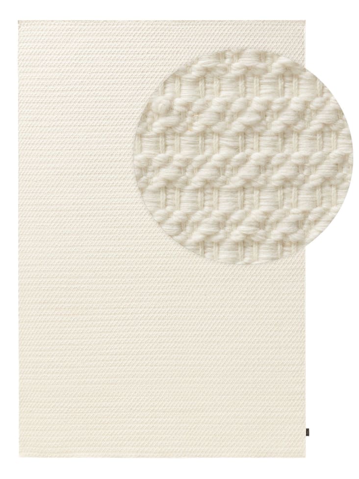 Alfombra de lana crema 200x300 Hera | Maisons du Monde