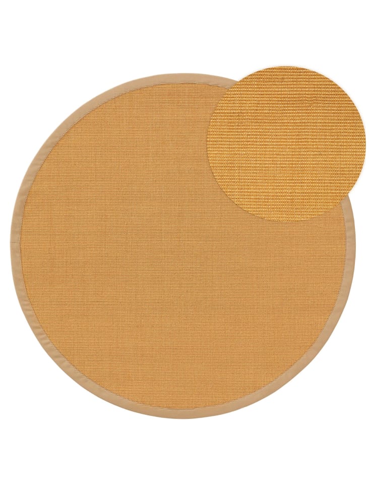 Tapis sisal beige D 150 rond Sana | Maisons du Monde