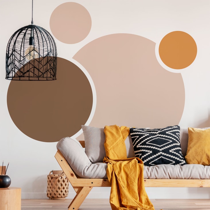 Papier Peint points abstraits 80x60cm | Maisons du Monde