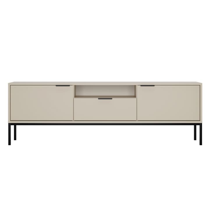 Meuble TV stratifiés beige Seattle | Maisons du Monde