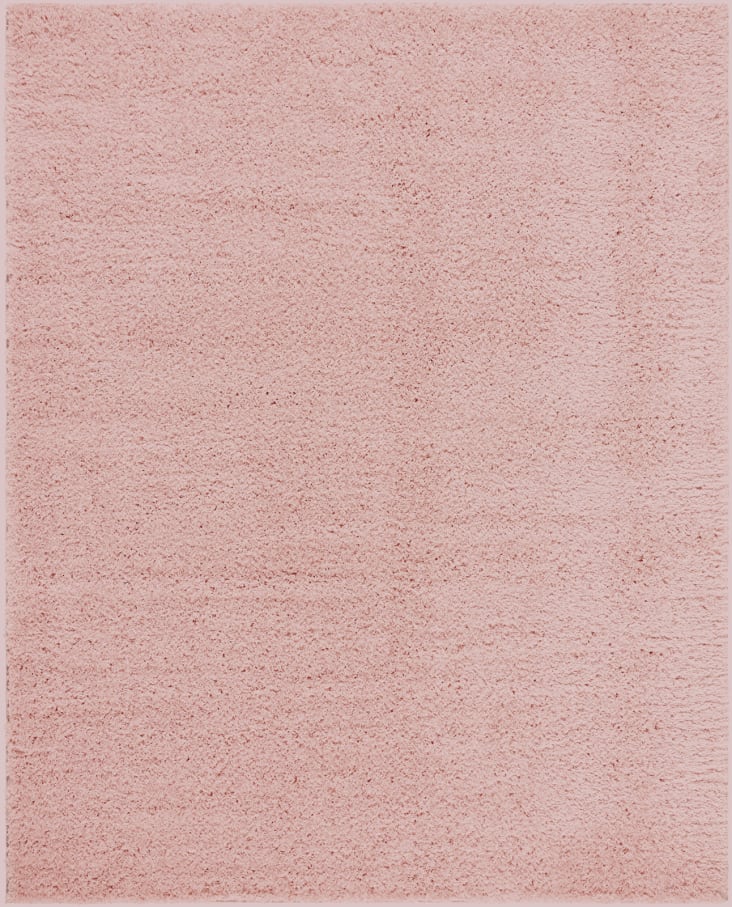 Alfombra shaggy lisa rosa claro 160x213 Soso | Maisons du Monde