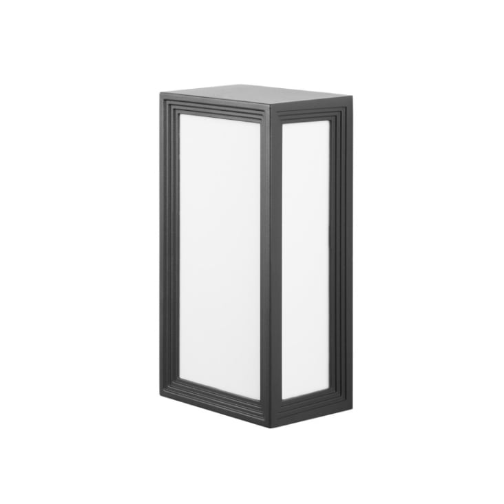 Aplique exterior aluminio gris 28x14x12 cm Thomas | Maisons du Monde