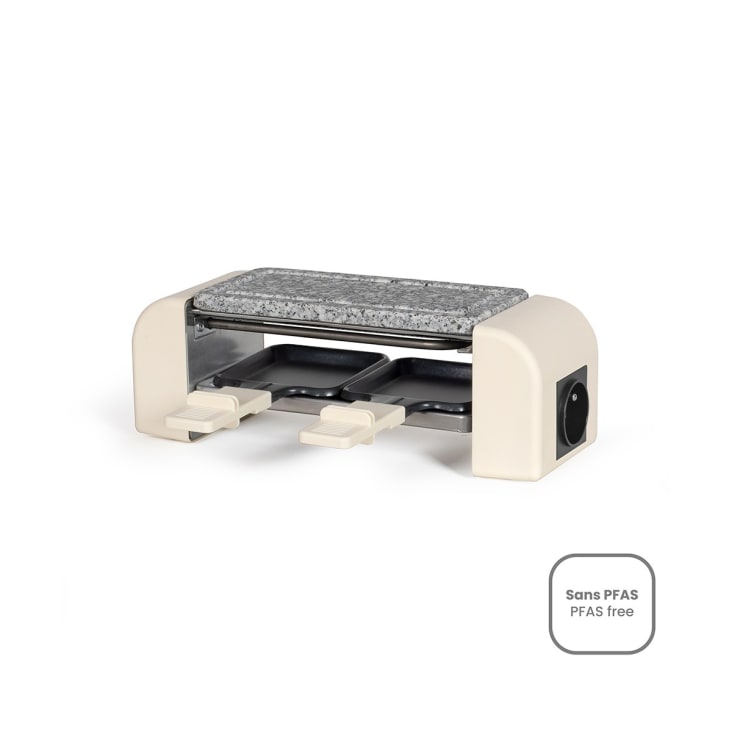 Raclette 2 personnes connectable Crème | Maisons du Monde