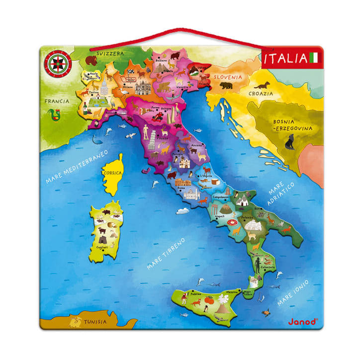 Magnetische Landkarte Italien | Maisons du Monde