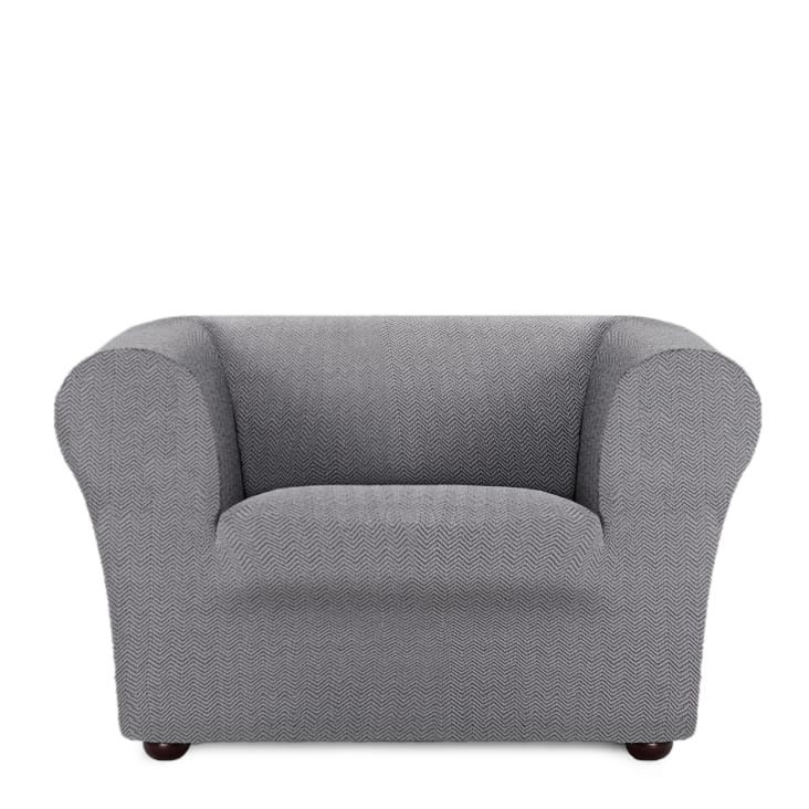 Funda de sillón chester/klippan bielástica gris 70 - 130 cm Eysa ...