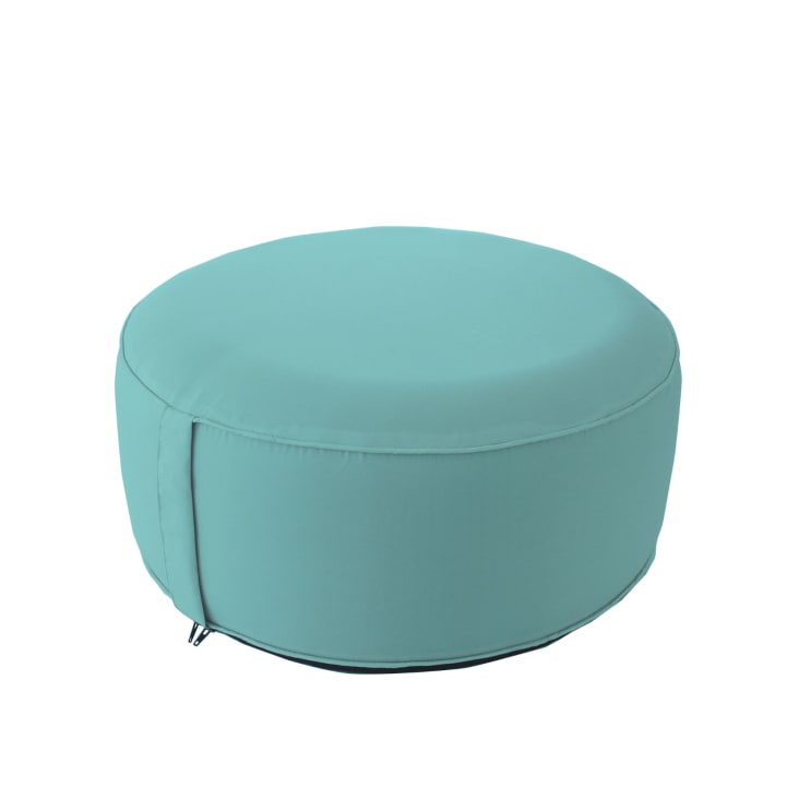 Pouf gonflable turquoise 55x25cm | Maisons du Monde