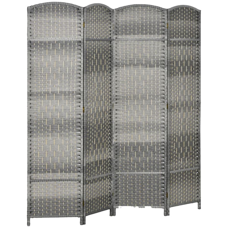 Biombo 180x1.7x180 cm gris | Maisons du Monde