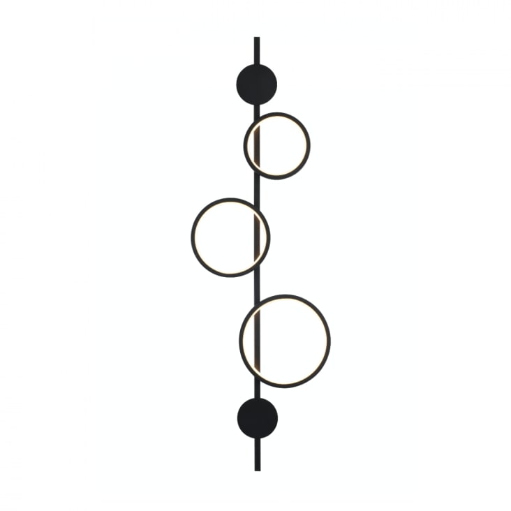 Applique en métal et aluminium Noir 106 cm Saretti | Maisons du Monde
