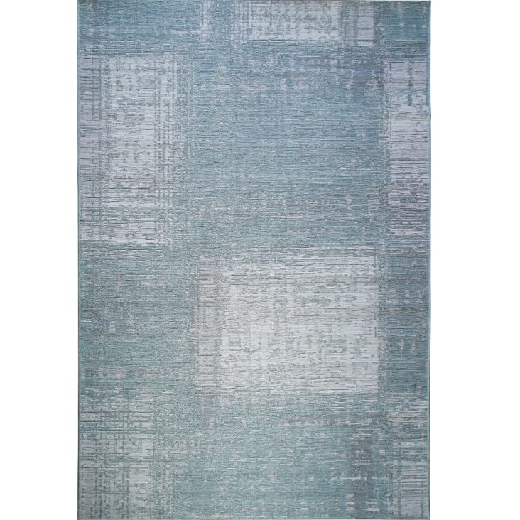 Alfombra de exterior/interior con diseño abstracto azul 160x230 Laguna ...