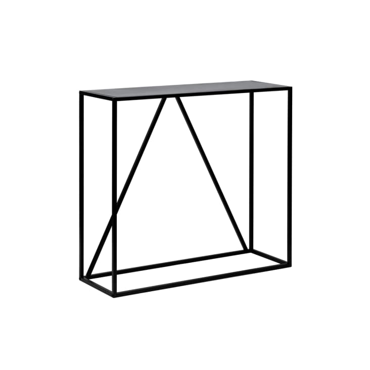 Console en métal noir - 90x30 cm Filar | Maisons du Monde