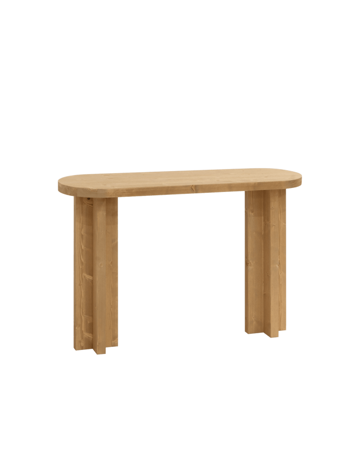 Consolle in legno di abete rovere medio 120x80cm Tokyo | Maisons du Monde