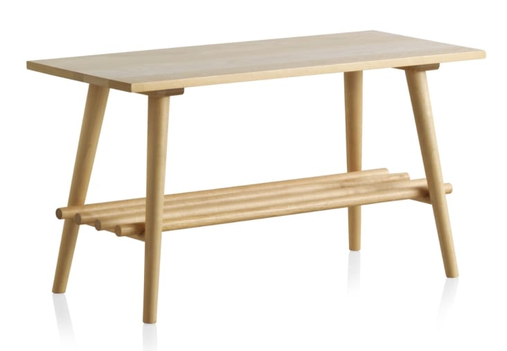 Banquillo de madera de abedul natural | Maisons du Monde