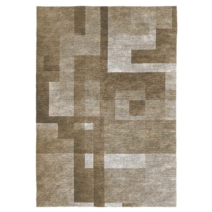 Tapis de salon en fibres naturelles marron 120x170 cm | Maisons du Monde