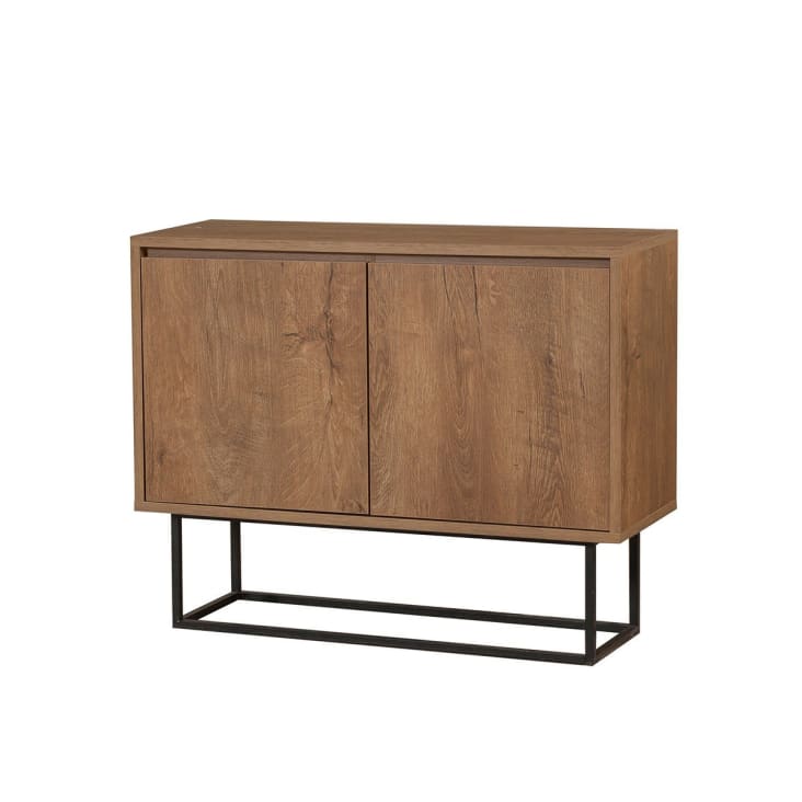 Buffet 2 portes décor noyer - L90 cm Zuri | Maisons du Monde