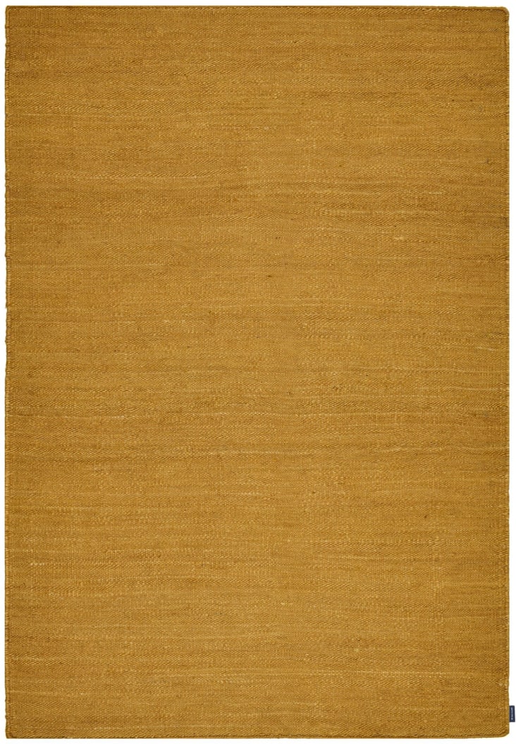 Tappeto da salotto sottile in juta fatto a mano Oro 170x240 cm Forest ...