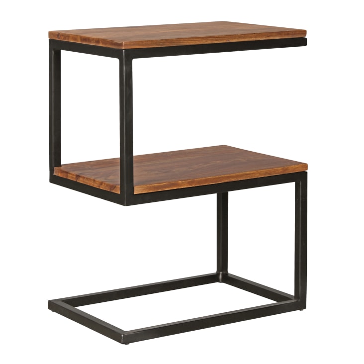 Beistelltisch aus Sheesham Massivholz, Braun | Maisons du Monde