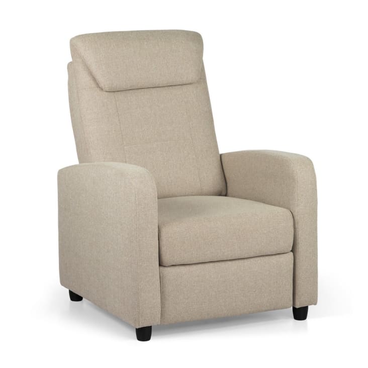 Sillón de tela color arena | Maisons du Monde