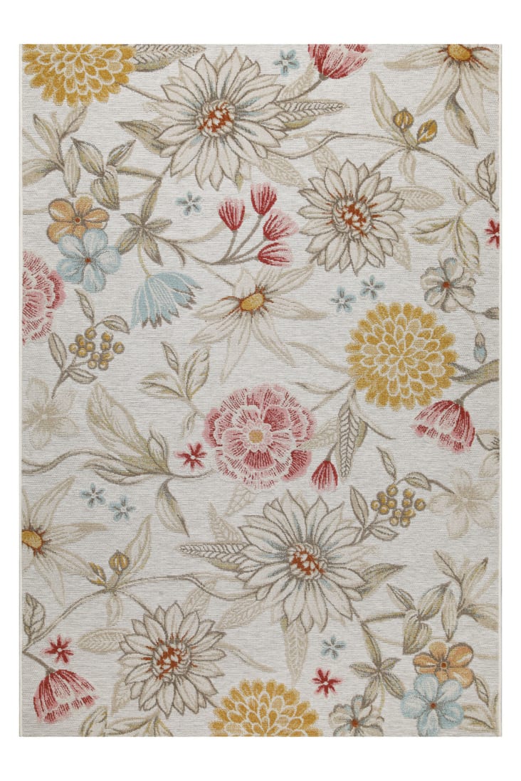 In & Outdoorteppich mit ländlichem Blumenmuster 200x290 Abloom | Maisons du Monde