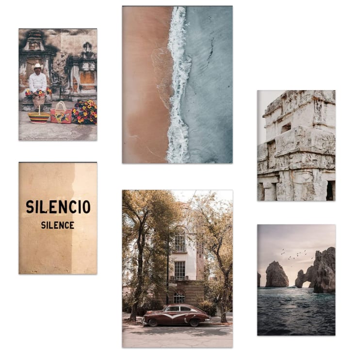 Set de 6 laminas, impresión en papel, sin marcos, a3 &a4 | Maisons du Monde