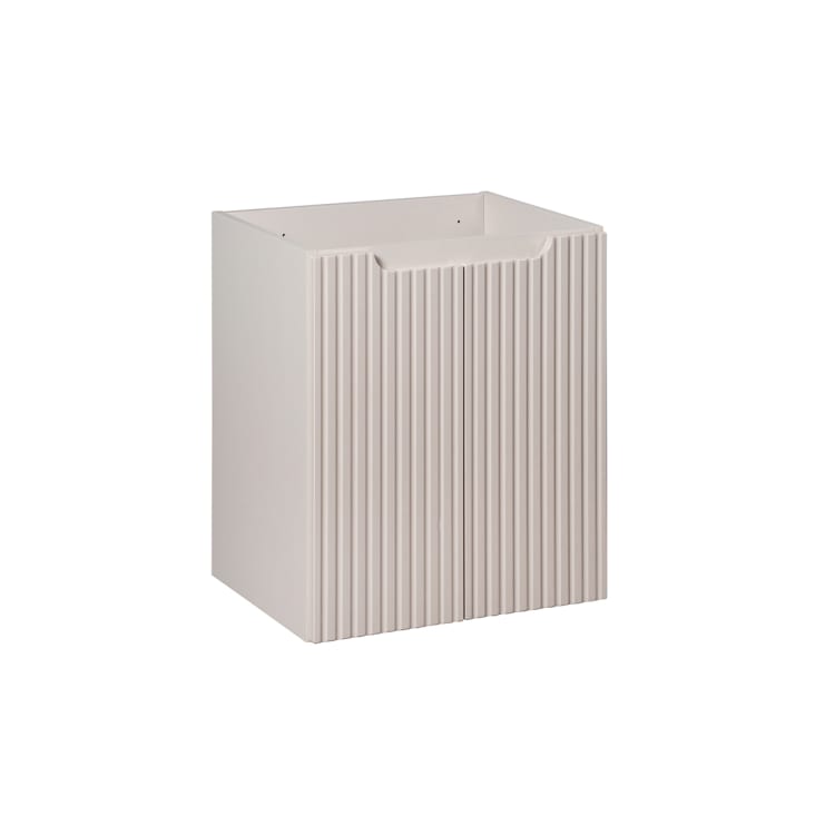 Mueble bajo lavabo 2 puertas estratificado 50cm Riva | Maisons du Monde