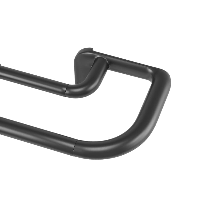 Double tringle à rideaux D19mm extensible de 167 à 365cm noire Twilight | Maisons du Monde