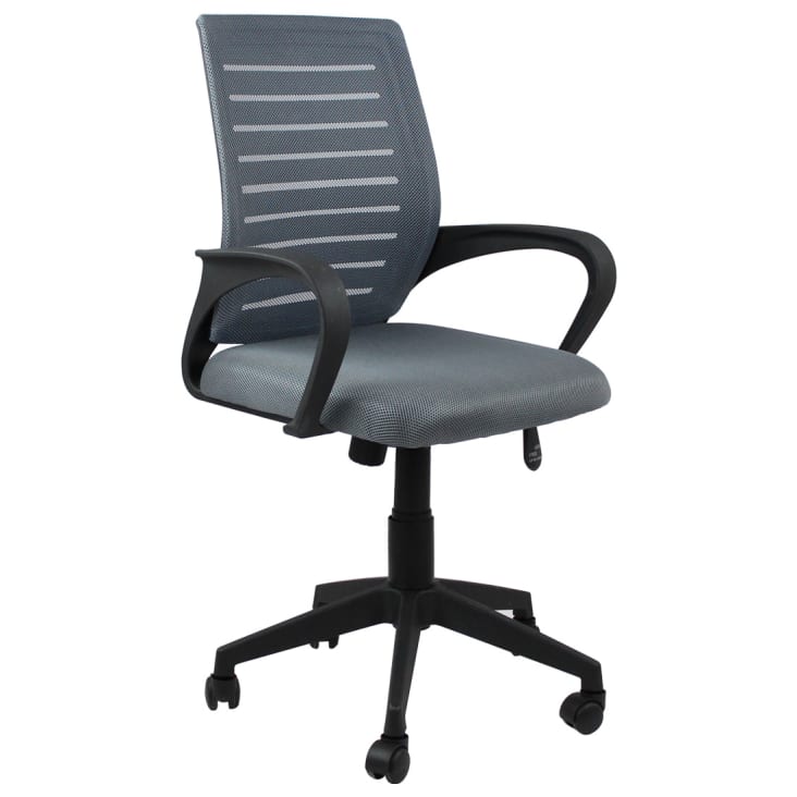 Sedia ufficio in polipropene nera | Maisons du Monde