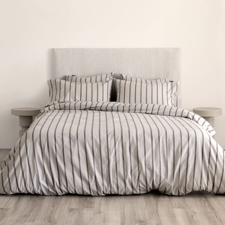 Housse de couette 100% Coton Beige 155x220 cm Laga | Maisons du Monde