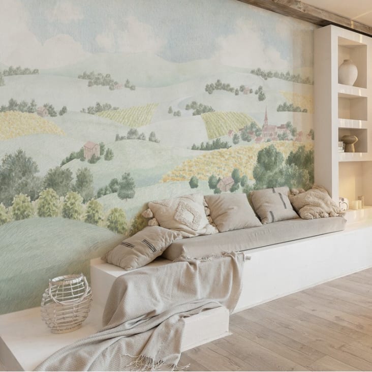 Carta da parati panoramica - 7 strisce: 336x270cm - Multicolore ...