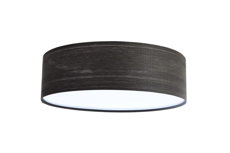 Deckenleuchte aus Mesh-Textil mit Diffusor, Schwarz, Ø50cm Mesh textil ...